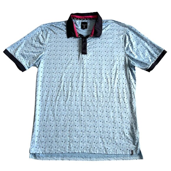 Kenneth Cole | Shirts | Kenneth Cole Mens Xxl Golf Polo Shirt Blue ...